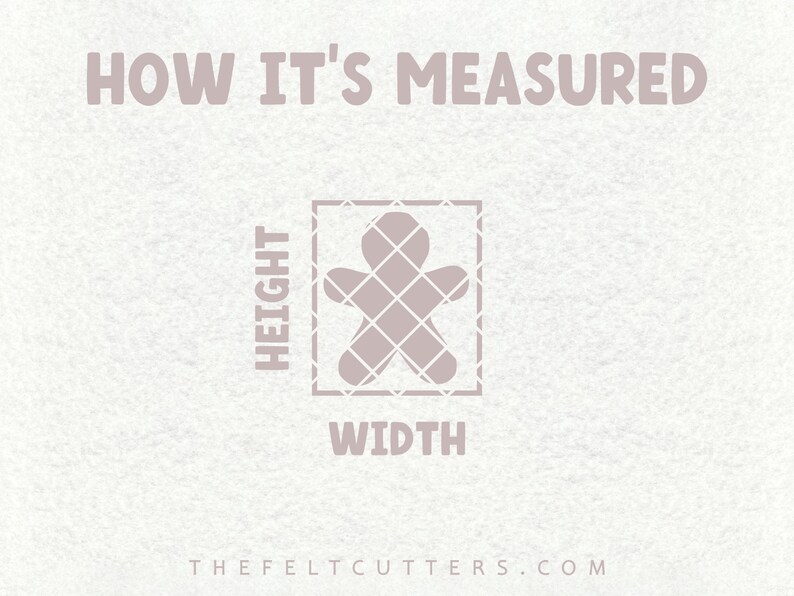 Felt Gingerbread Man Cut Outs | Pre-cut + Ready to Use Felt Shapes ...