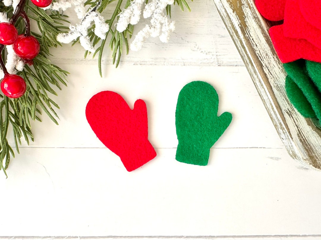 Felt Mitten Cut Outs | Pre-cut + Ready to Use Felt Shapes | Multiple ...