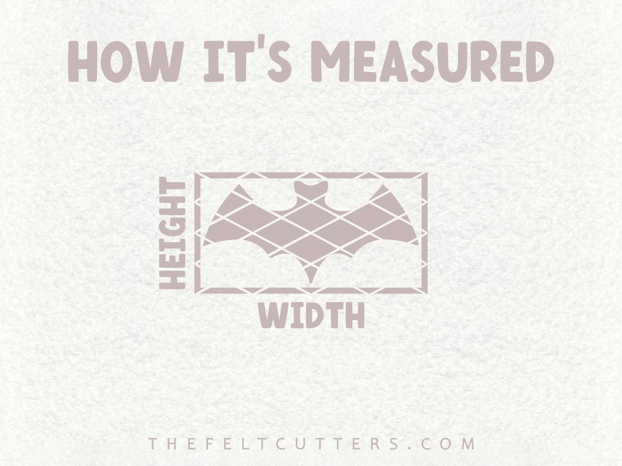 Felt Bat Cut Outs | Pre-cut + Ready to Use | Multiple Sizes Available ...