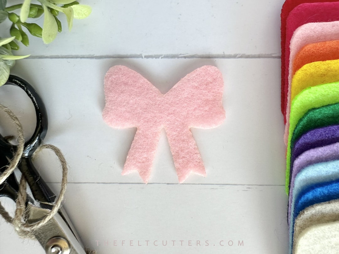 Felt Bow Cut Outs | Pre-cut + Ready-to-use Felt Shapes | Choose Your ...