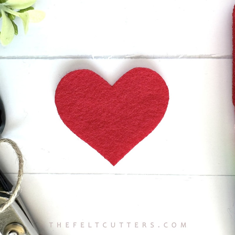 Felt Cut Out Hearts - Etsy