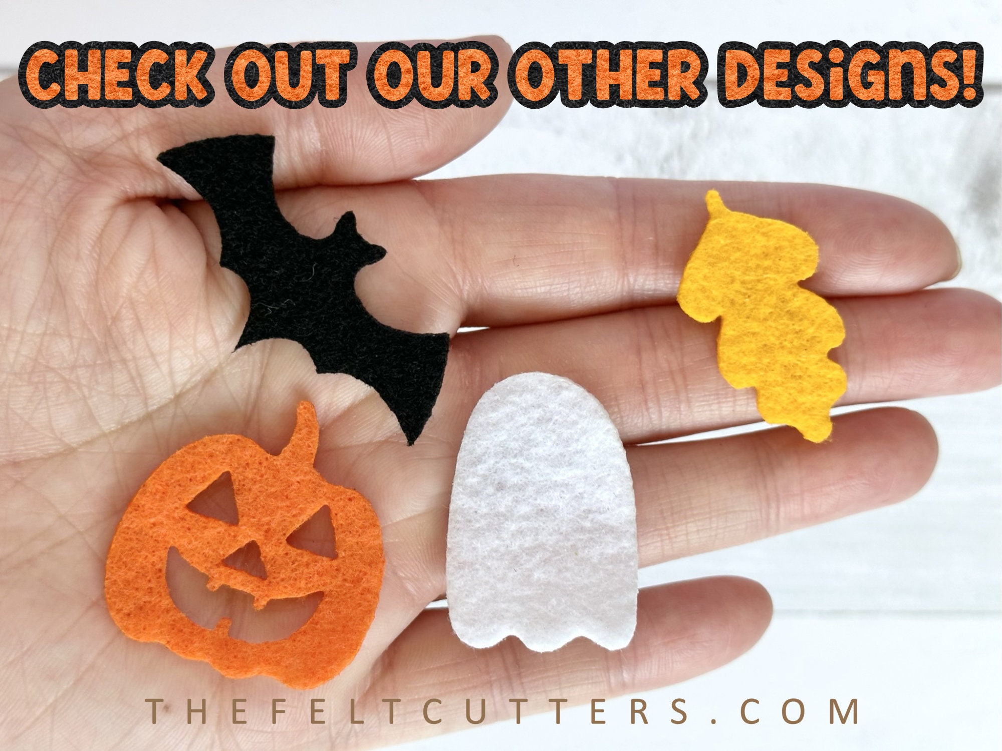 Felt Bat Cut Outs | Pre-cut + Ready to Use | Multiple Sizes Available ...