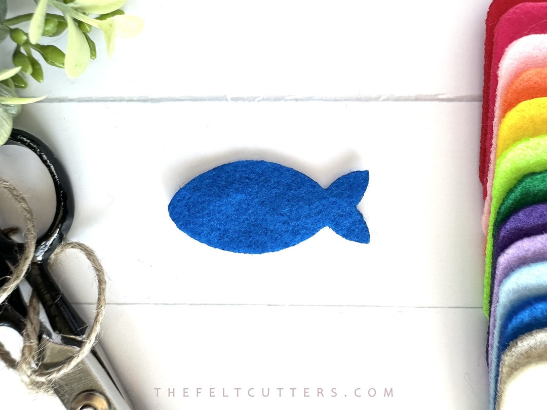 Felt Fish Cut Outs | Pre-cut + Ready-to-use Felt Shapes | Choose Your ...