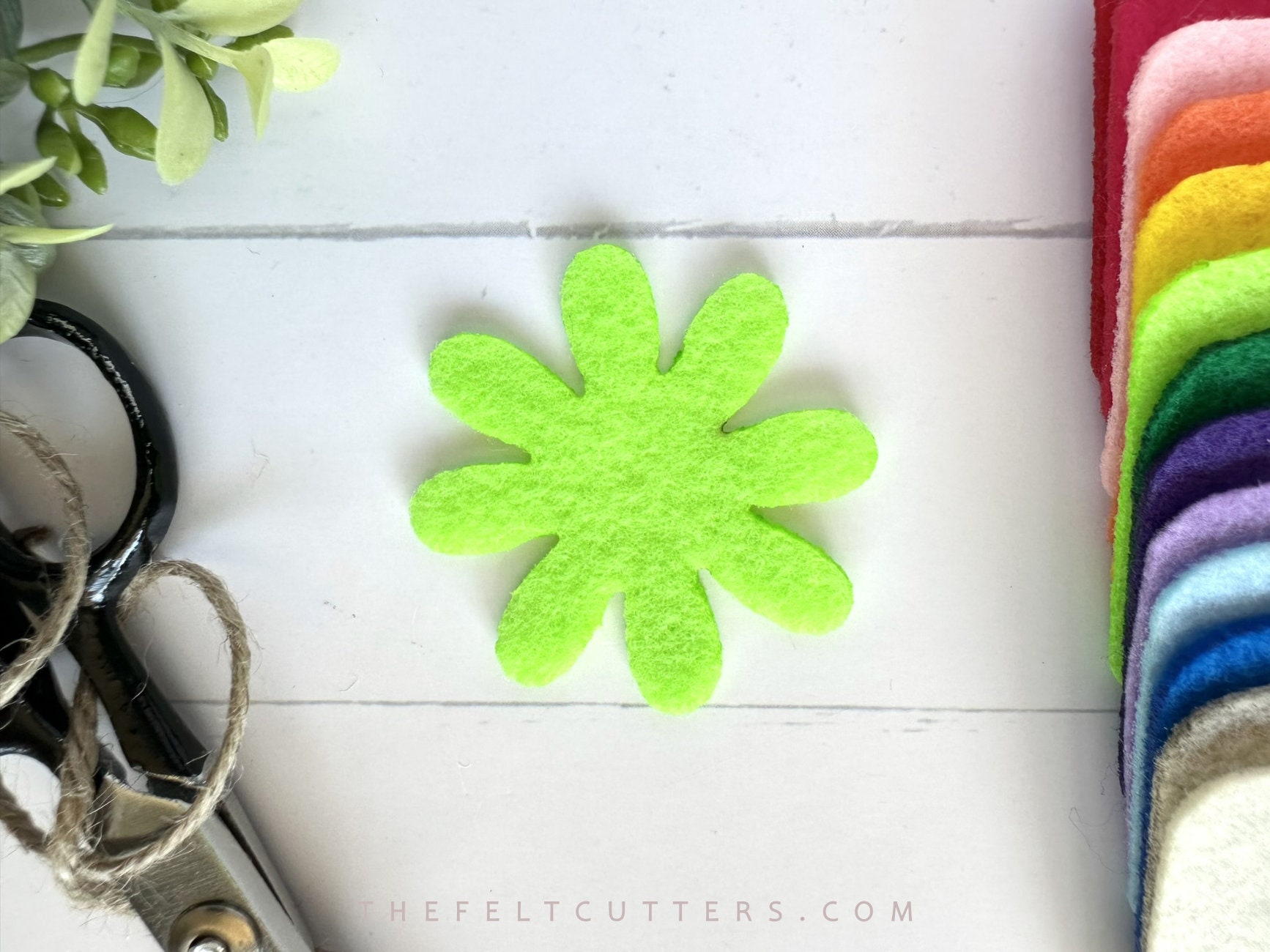 Felt Flower Cut Outs | Pre-cut + Ready-to-use Felt Shapes | Choose Your ...
