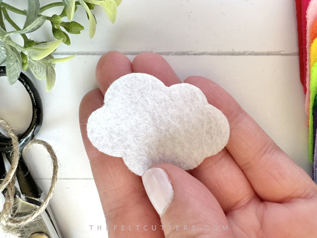 Felt Cloud Cut Outs | Pre-cut + Ready-to-use Felt Shapes | Choose Your ...