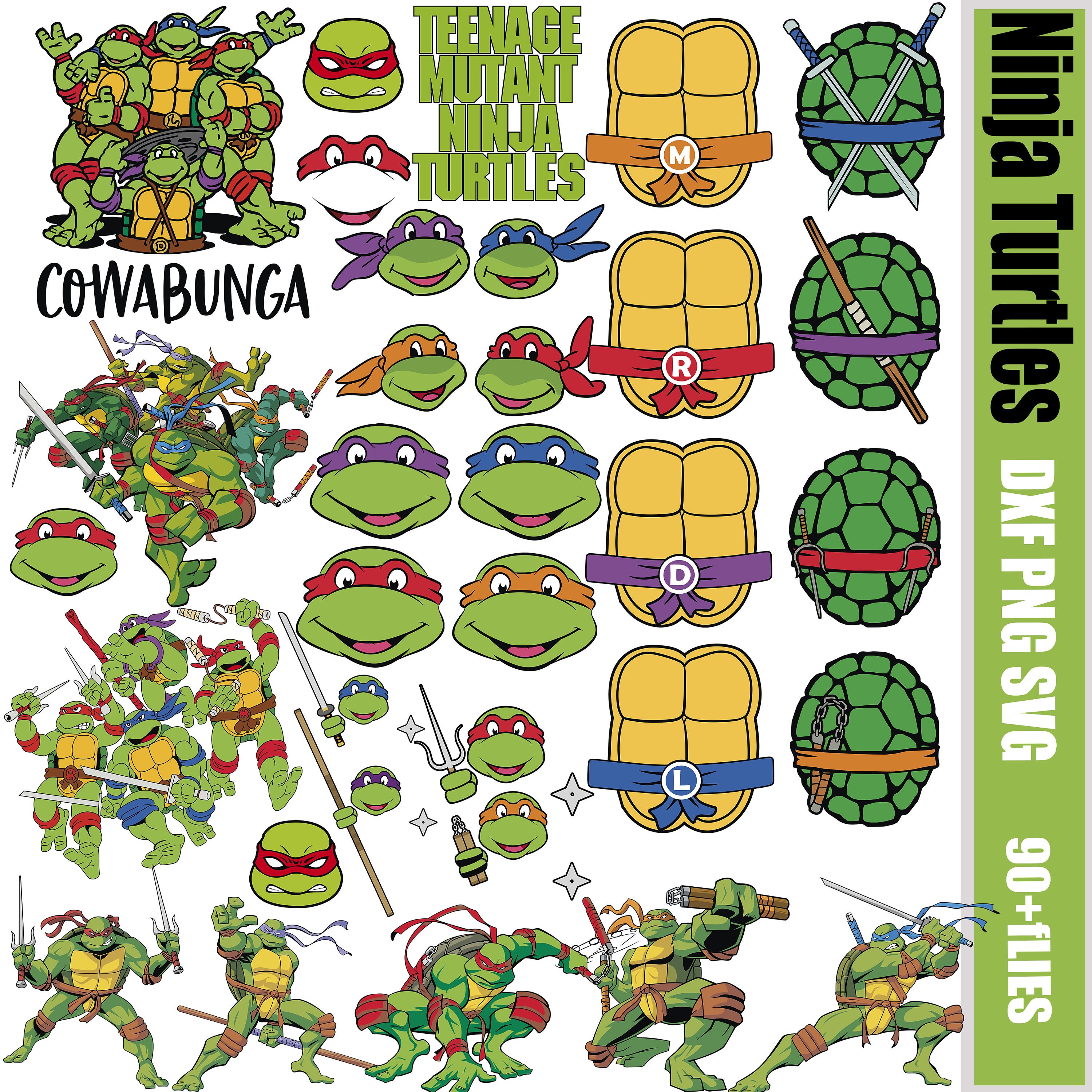 Ninja Turtle Shell Clipart