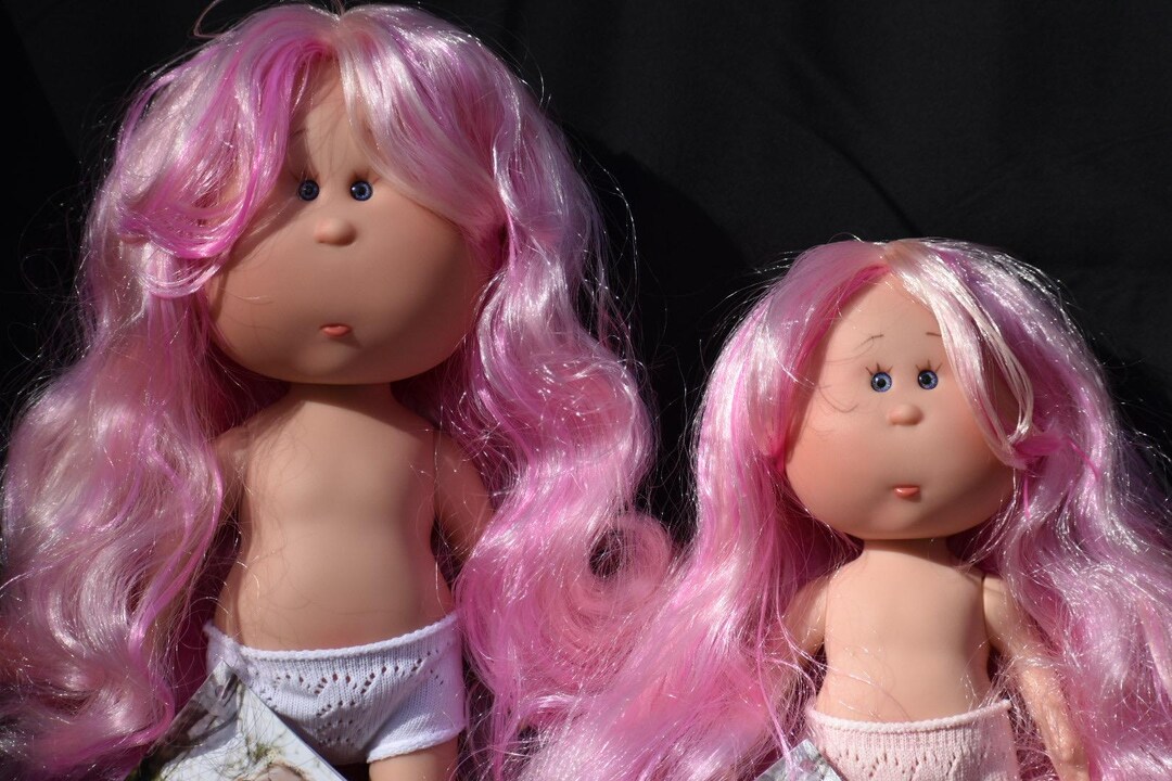 Nines Donil Pink Princess Mia Doll Pair - Etsy