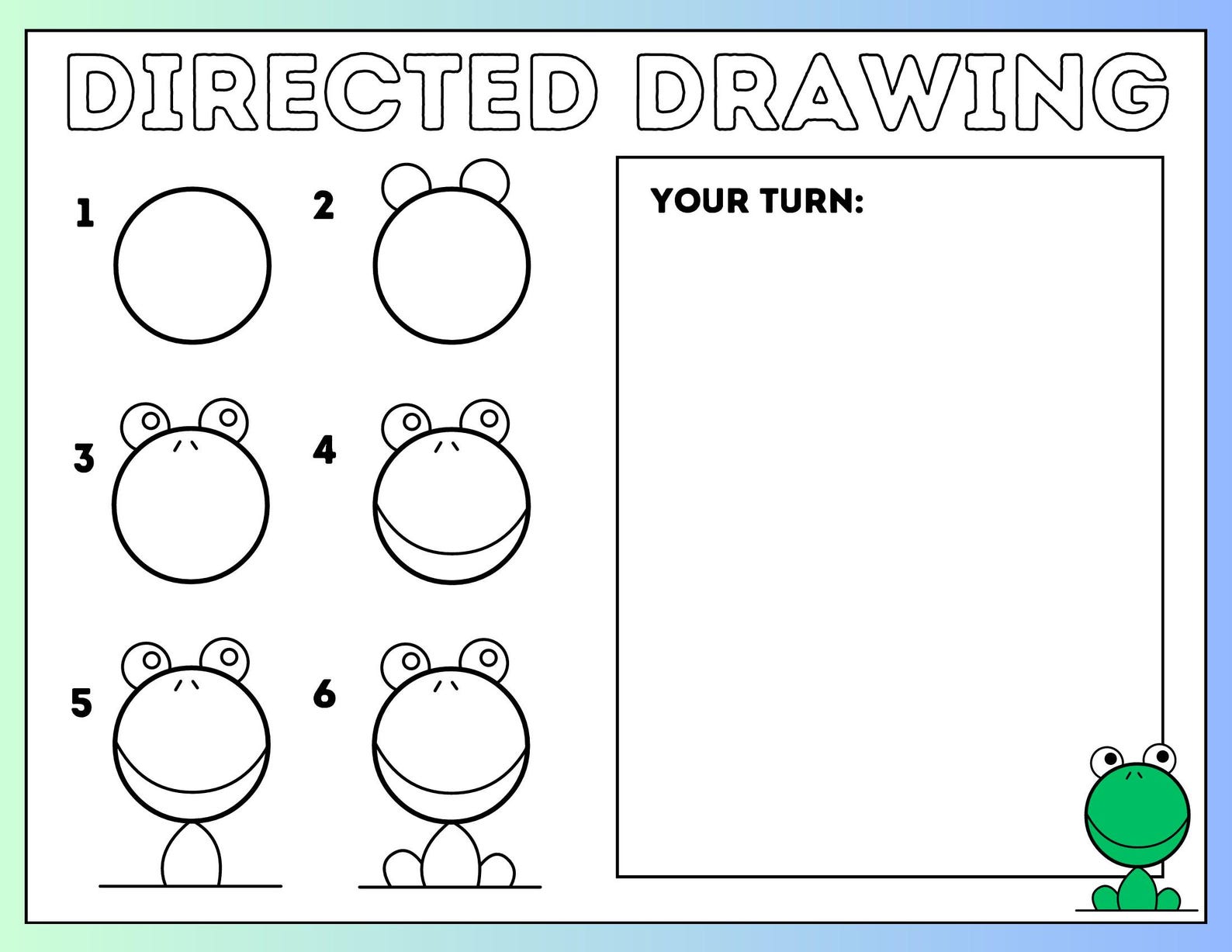 Kids Directed Drawing Pack Printable ,15 Directed Drawing Animals ...