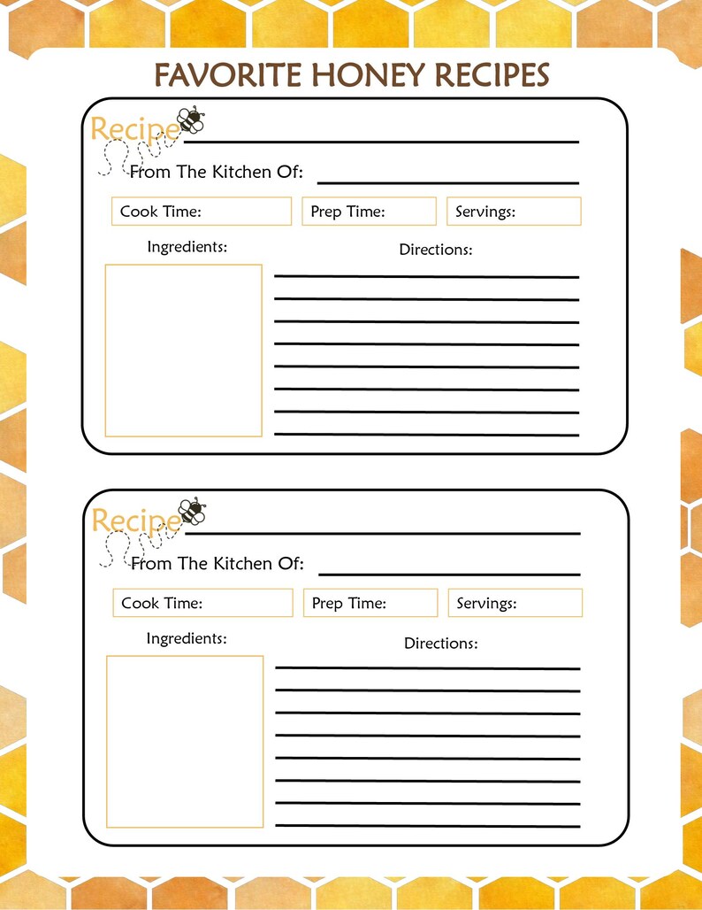 Beekeeping Planner Printable , Log Book for Beekeepers , Apiculture ...