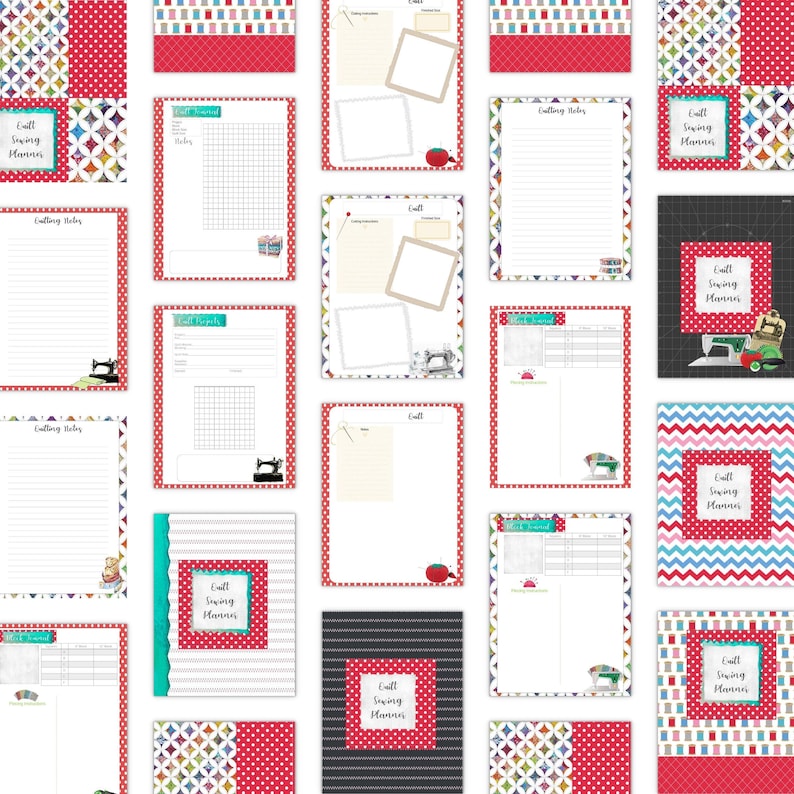 Quilt Planner Printable , Quilting Project Planner ,quilting Journal ...