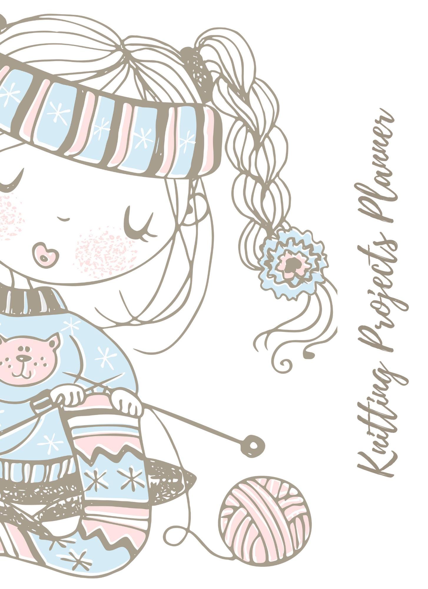 Knitting Projects Planner Printable, Knitting Planner, Yarn Stash ...