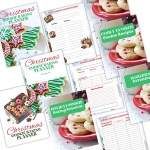 Christmas Cookie Planner Printable, Holiday Baking Organizer, 34 Pages ...