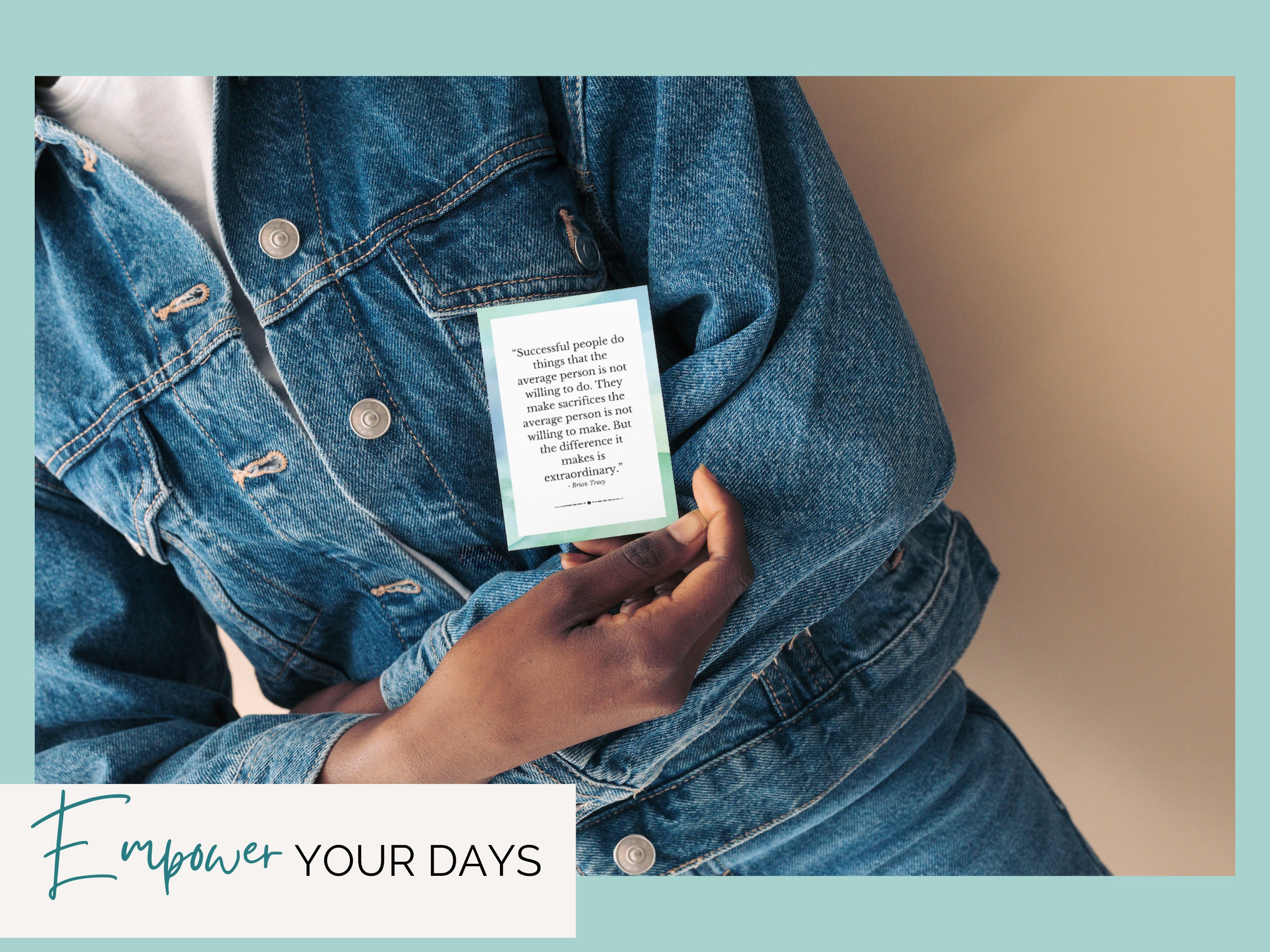 Inspirational Quotes Cards, Daily Motivation Cards, Inspirational ...