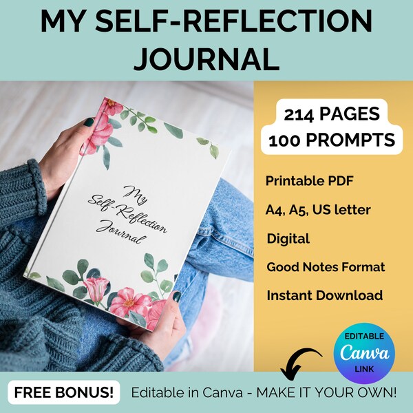 Floral Journal - Etsy