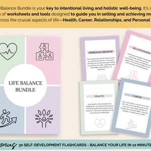 Printable Life Goal Planner Bundle, Smart Goal Setting Planner, Life ...