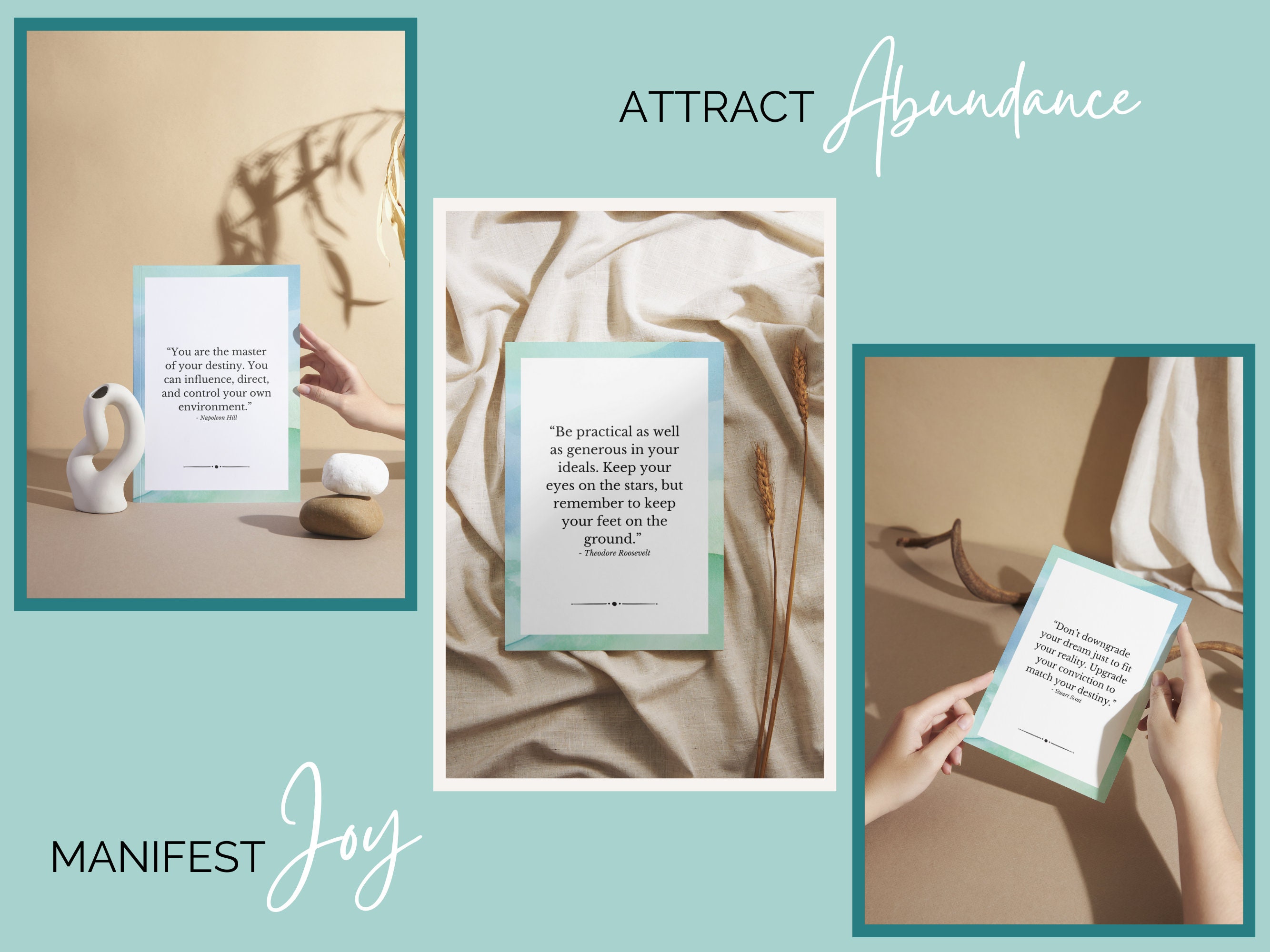 Inspirational Quotes Cards, Daily Motivation Cards, Inspirational ...