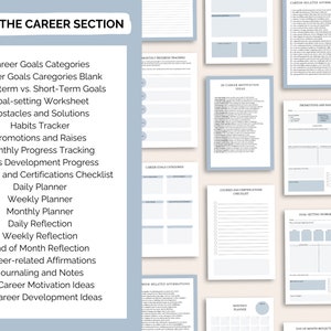 Printable Life Goal Planner Bundle, Smart Goal Setting Planner, Life ...