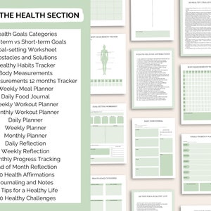 Printable Life Goal Planner Bundle, Smart Goal Setting Planner, Life ...