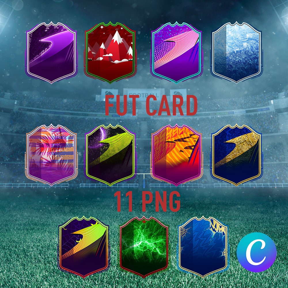 Custom Card Templates - 11 Unique PNG Designs, 300 DPI, Digital ...