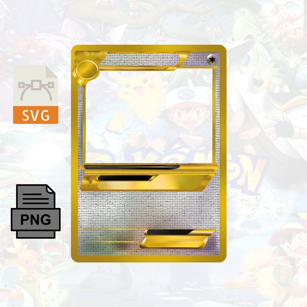 Pokemon Birthday Card Template PNG and SVG - Etsy Australia