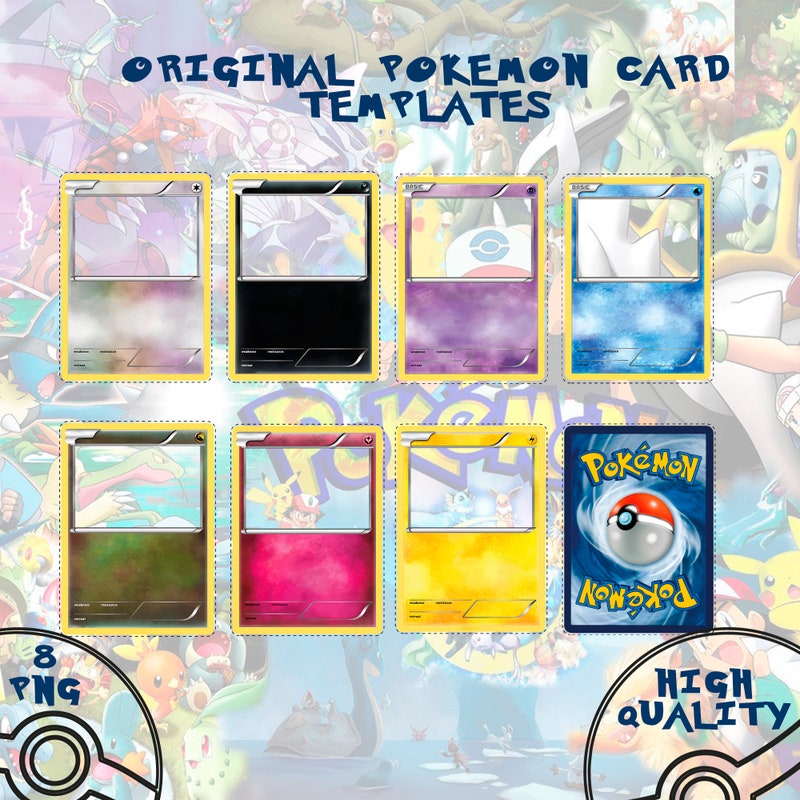 Custom.pokemon Cards - Etsy