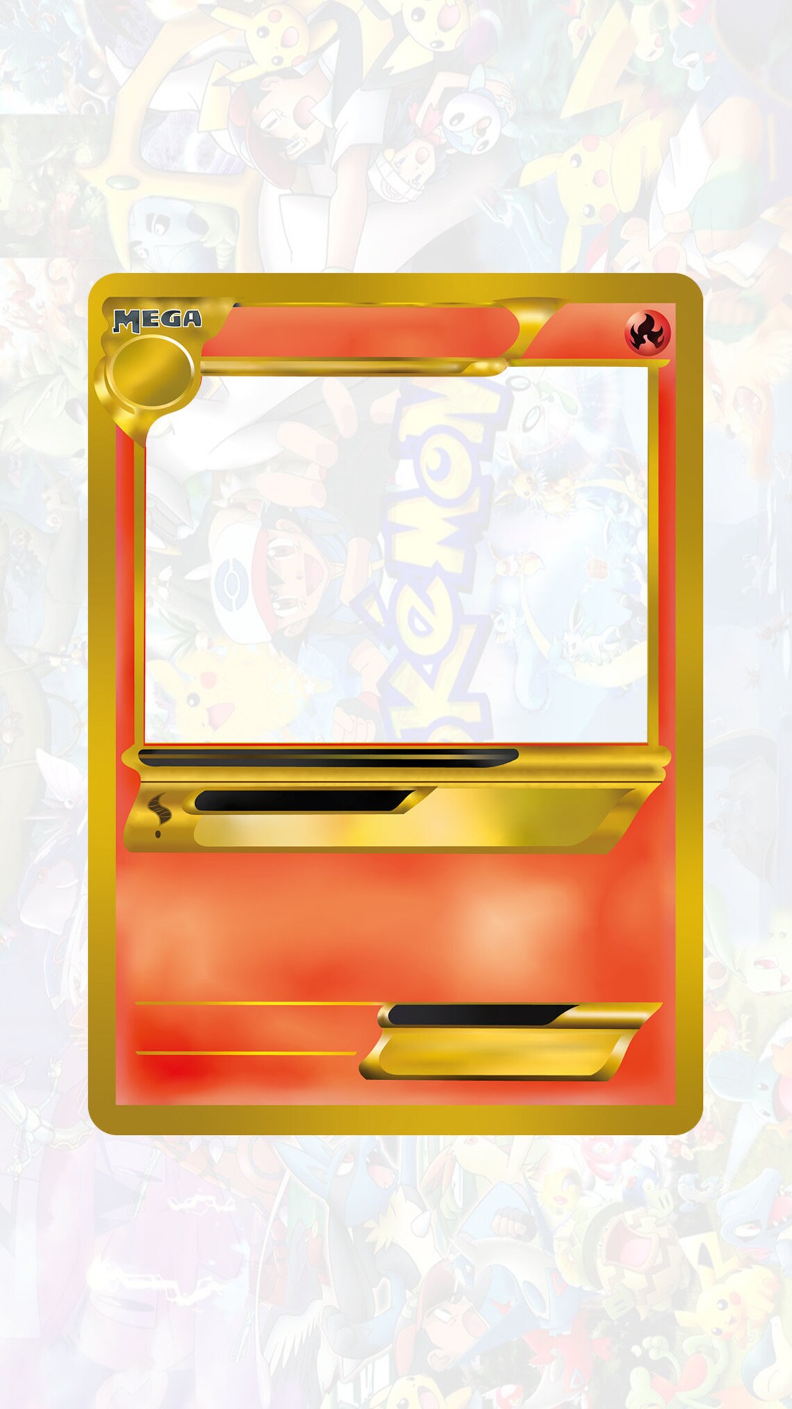 Custom Mega Pokemon Card SVG & PNG Craft Your Pokemon Universe - Etsy