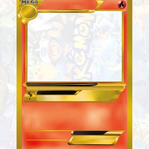 Custom Mega Pokemon Card SVG & PNG - Craft Your Pokemon Universe - Etsy