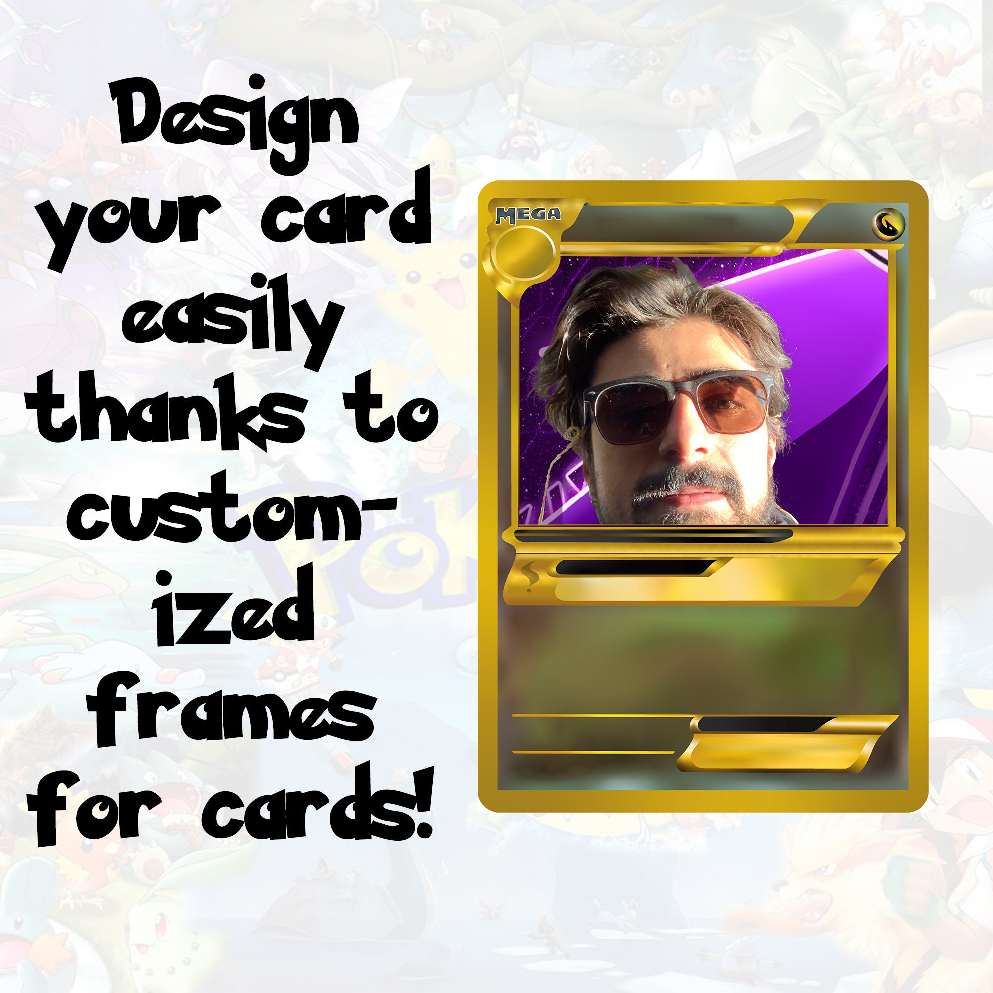 Custom Dragon Pokemon Card Template for Unique Gifts & Celebrations ...