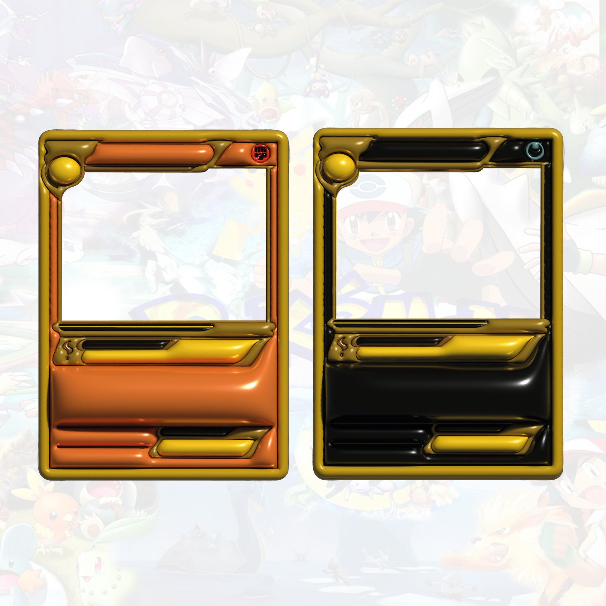 Buy 3D Pokemon Card Templates in PNG and SVG for Custom Gifts and Decor ...