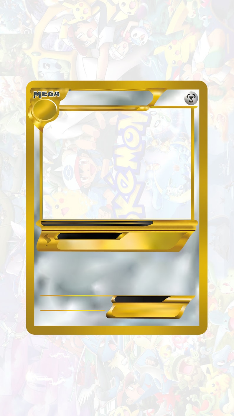 Custom Mega Pokemon Card SVG & PNG Craft Your Pokemon Universe - Etsy
