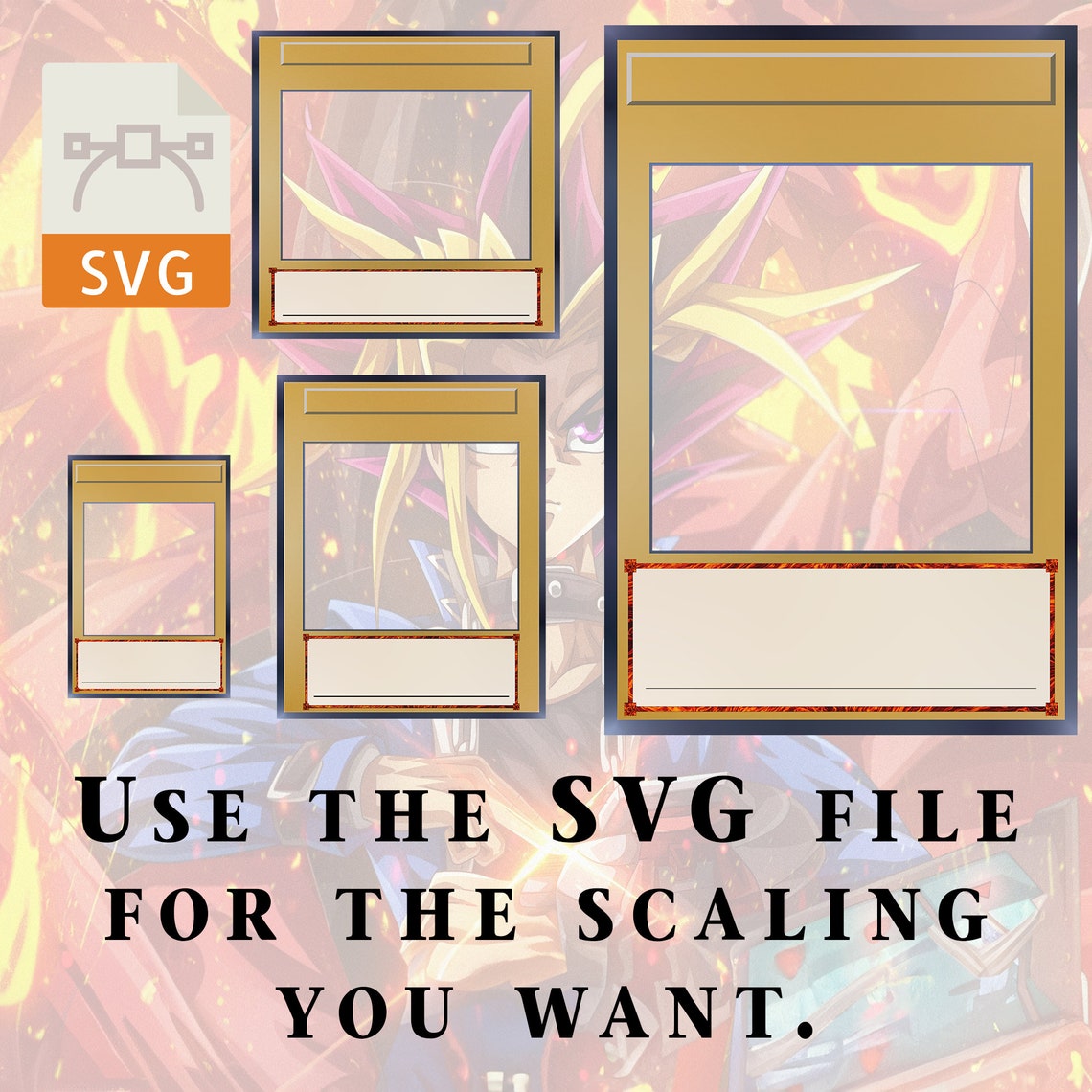 Yugioh Poster 24x36 - Custom Card Photo Frame & Digital Download - Etsy