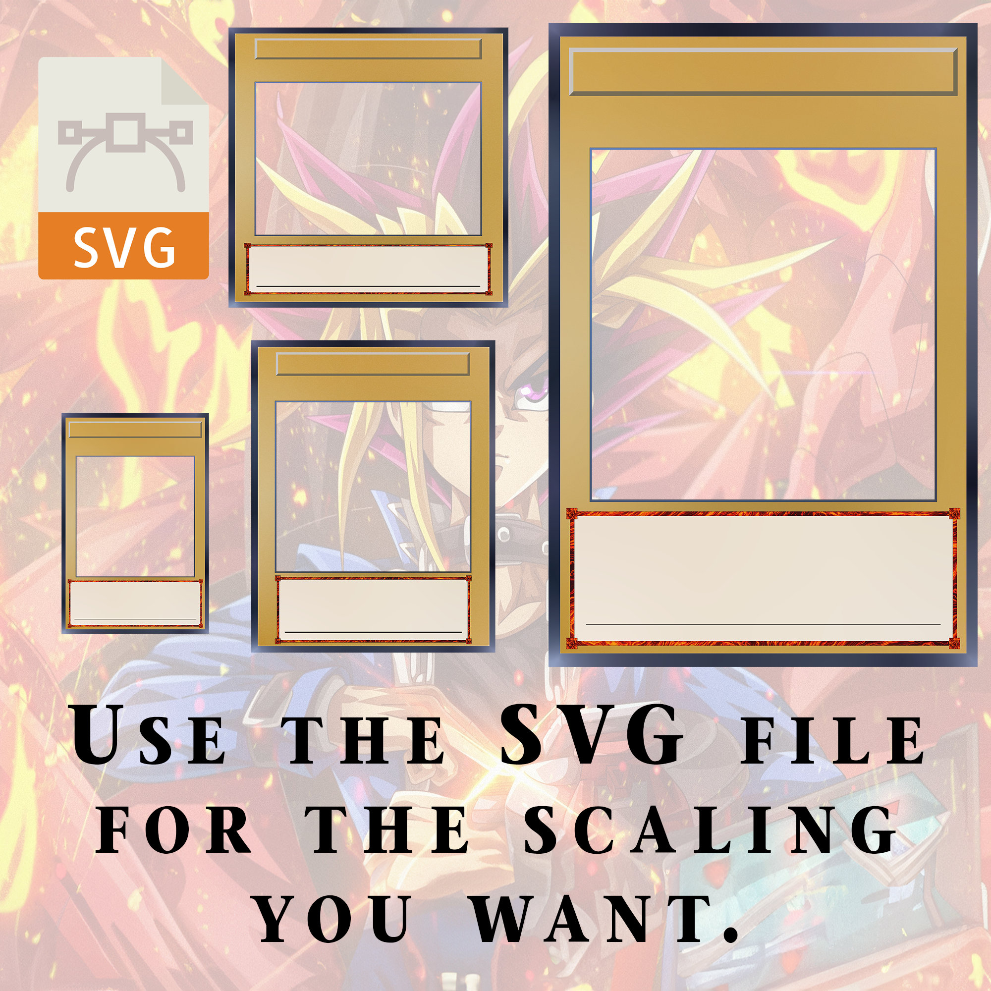 Yugioh Poster 24x36 - Custom Card Photo Frame & Digital Download - Etsy