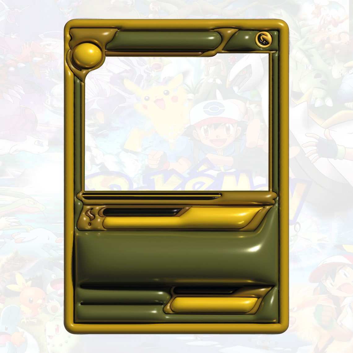 3D Pokemon Card Templates in PNG and SVG for Custom Gifts and Decor ...