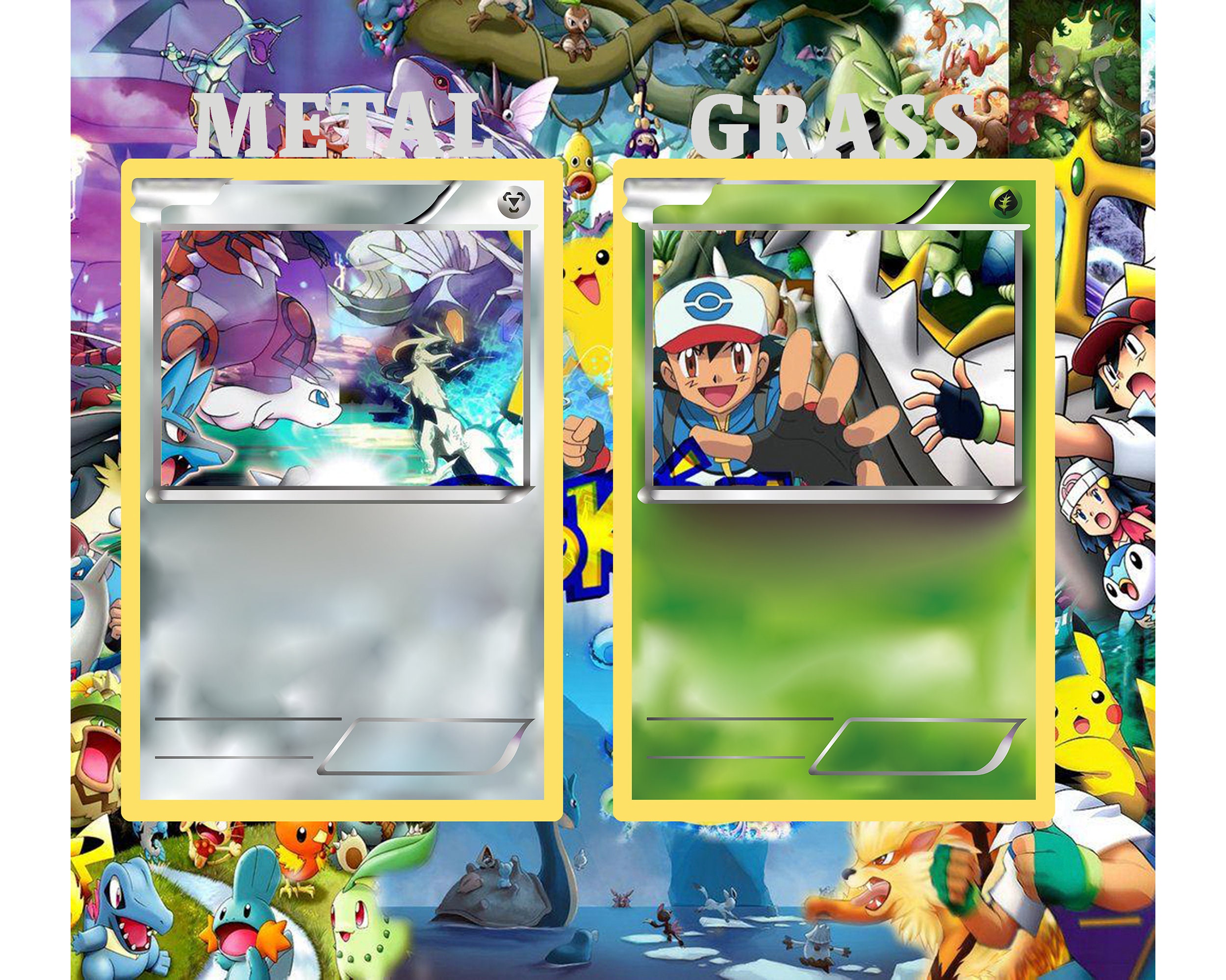 Create Your Pokemon Universe: High-res TCG Card Templates for Every ...