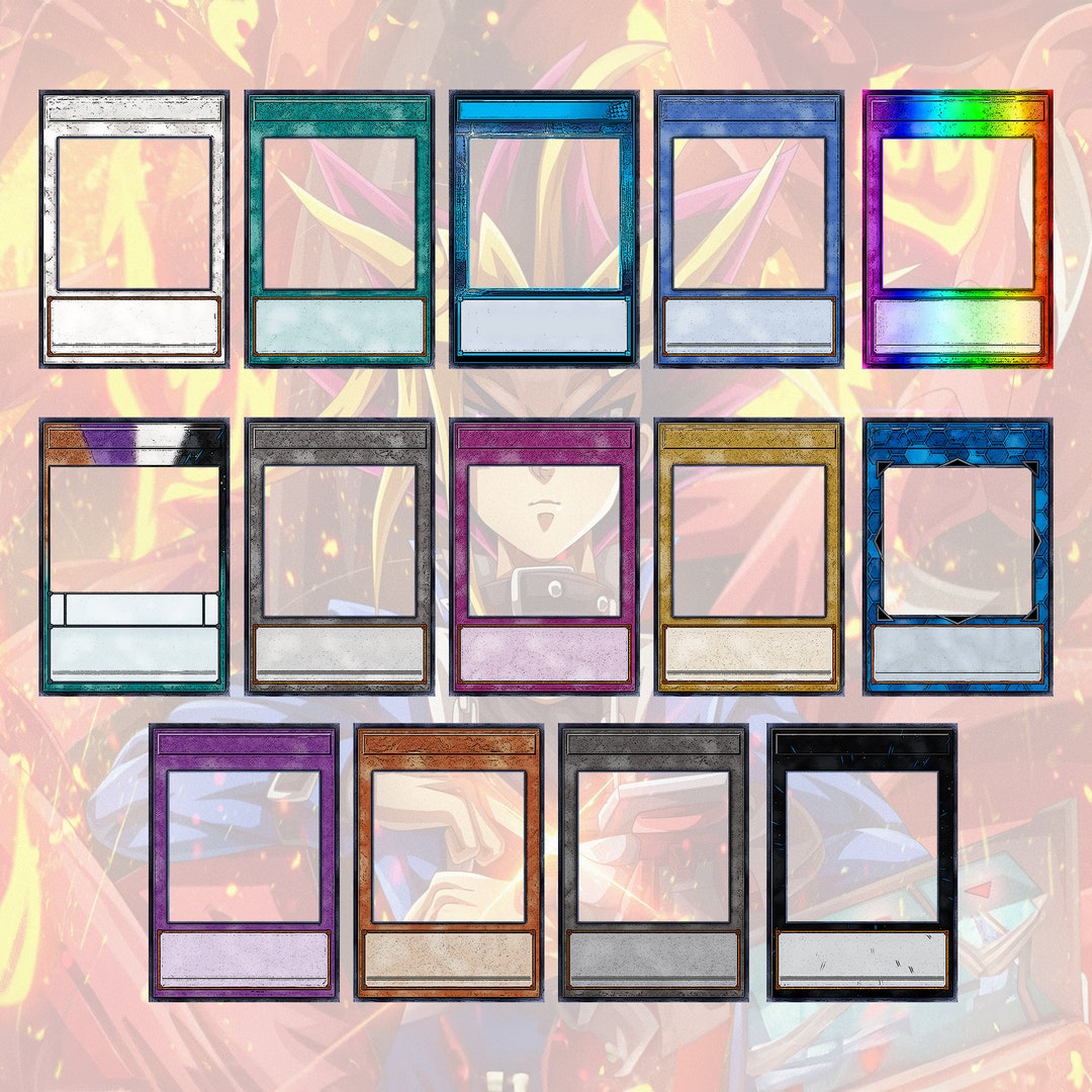 Vintage Yu-gi-oh Card Frames Custom TCG Poster Effect Perfect Gamer ...