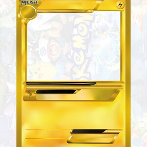 Custom Mega Pokemon Card SVG & PNG - Craft Your Pokemon Universe - Etsy