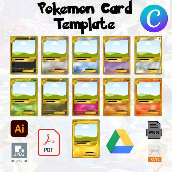 Pokemons Custom Card - Etsy