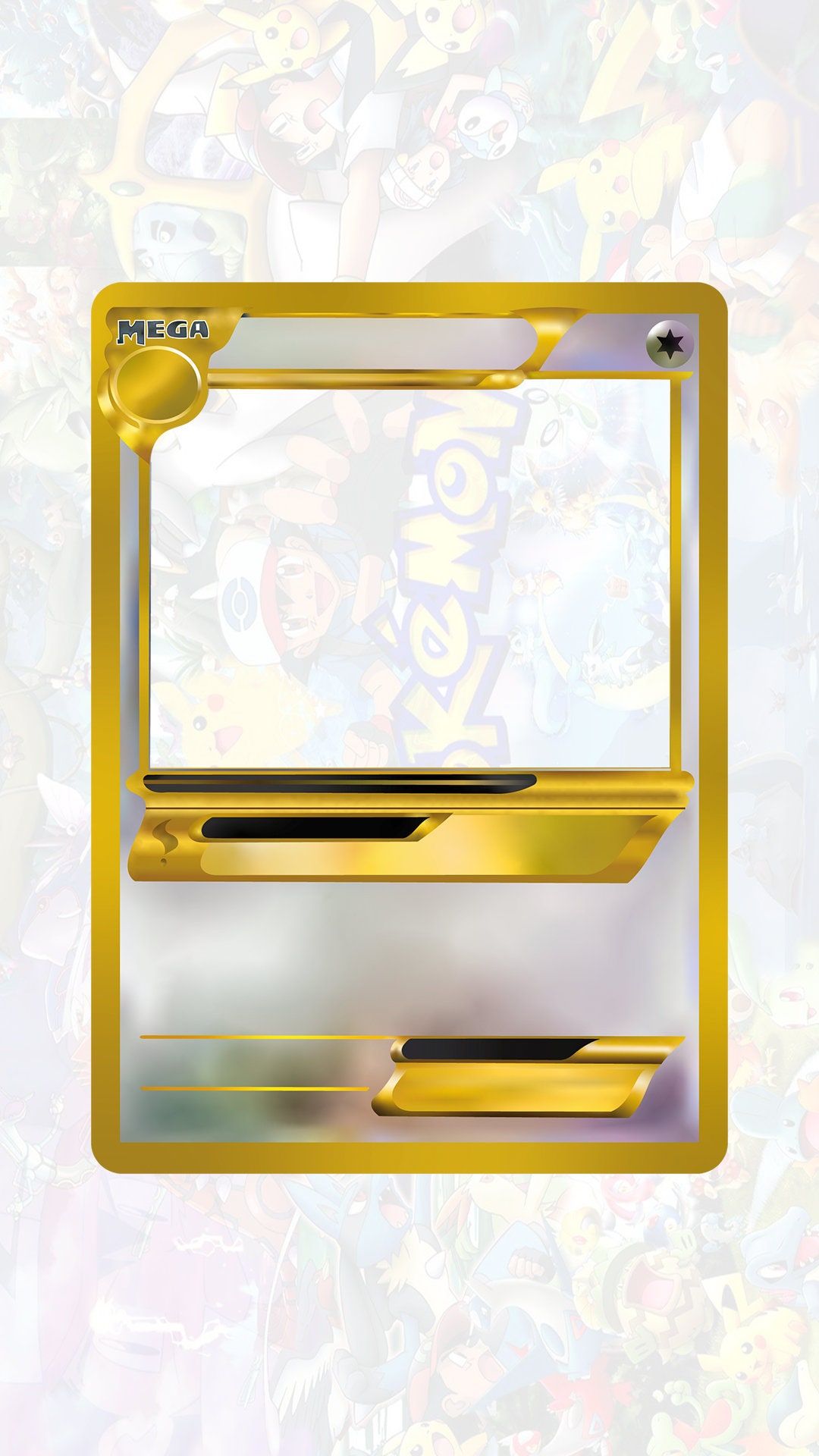 Custom Mega Pokemon Card SVG & PNG - Craft Your Pokemon Universe - Etsy