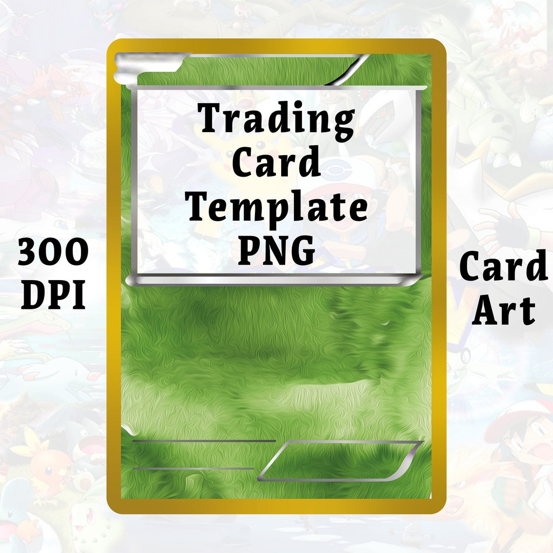 Custom Pokemon Card Template - Van Gogh Frame Digital Template - Etsy