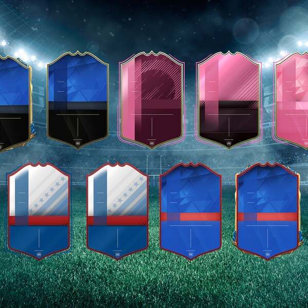 Fifa Card Template - Etsy