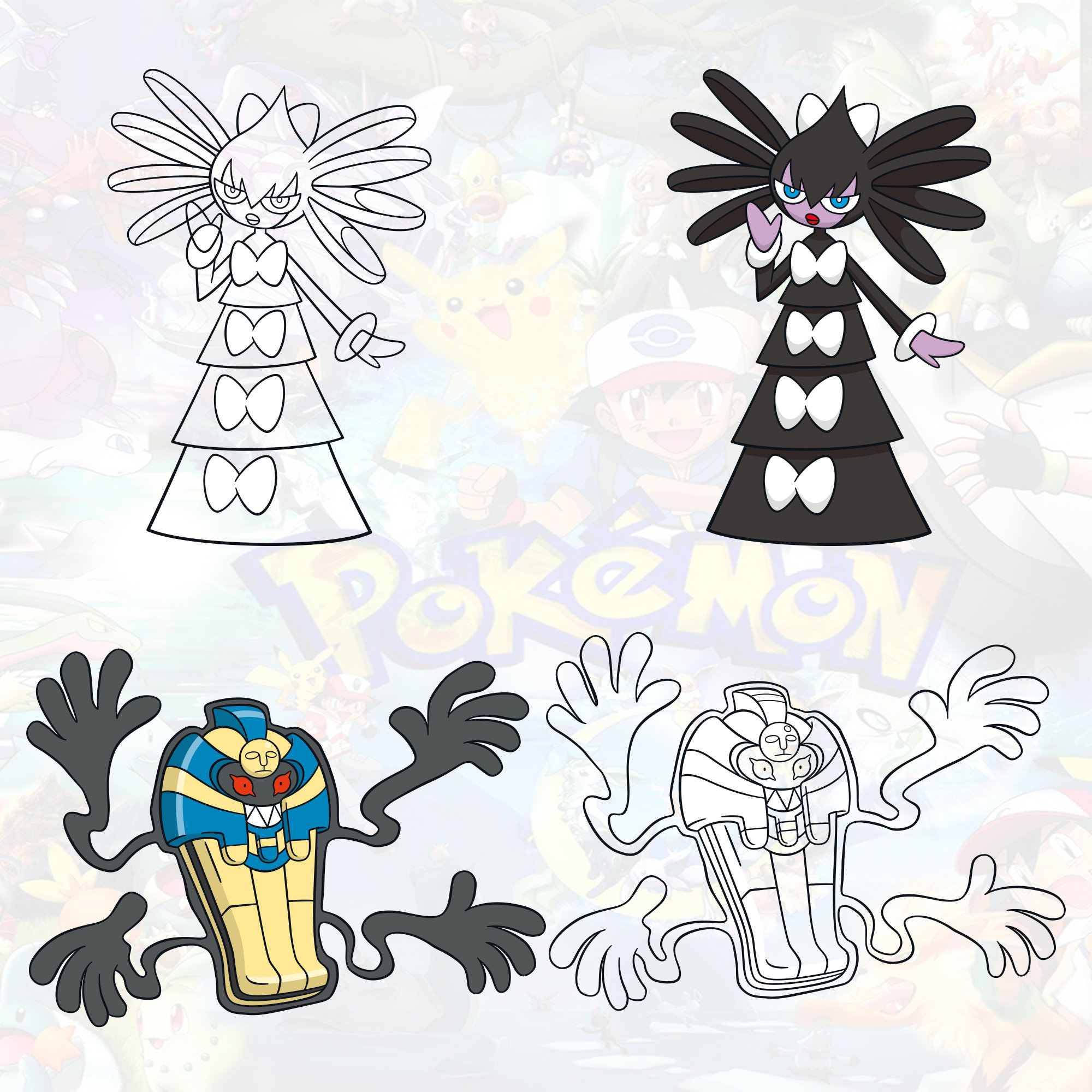 Pokemon SVG Bundle - 170 Dual Edition Files for Cricut, T-shirts ...