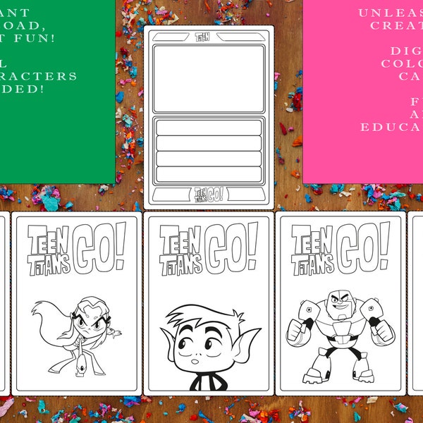 Teen Titans Go Card - Etsy