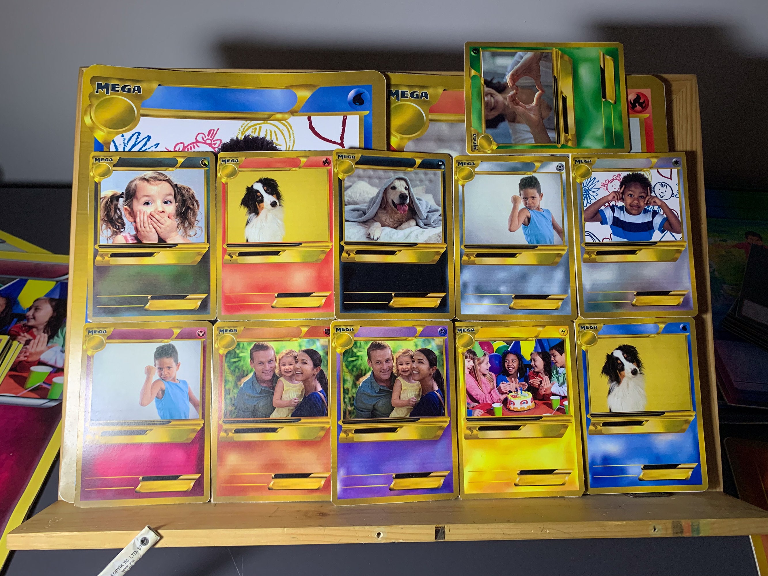 Mega Pokemon Card Template - Unleash Your Creativity - 5x7 & 2.5x3.5 ...