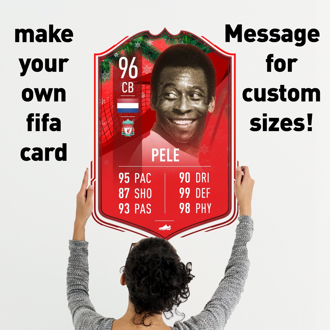 Personalized FIFA Ultimate Team Card Custom Soccer Card Gift Digital ...