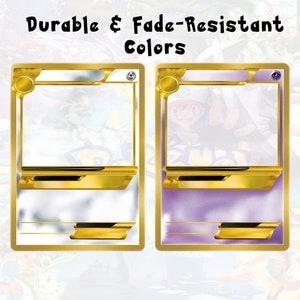 Customizable Pokemon Card Templates Pack - Distressed Design, Dıgıtal ...