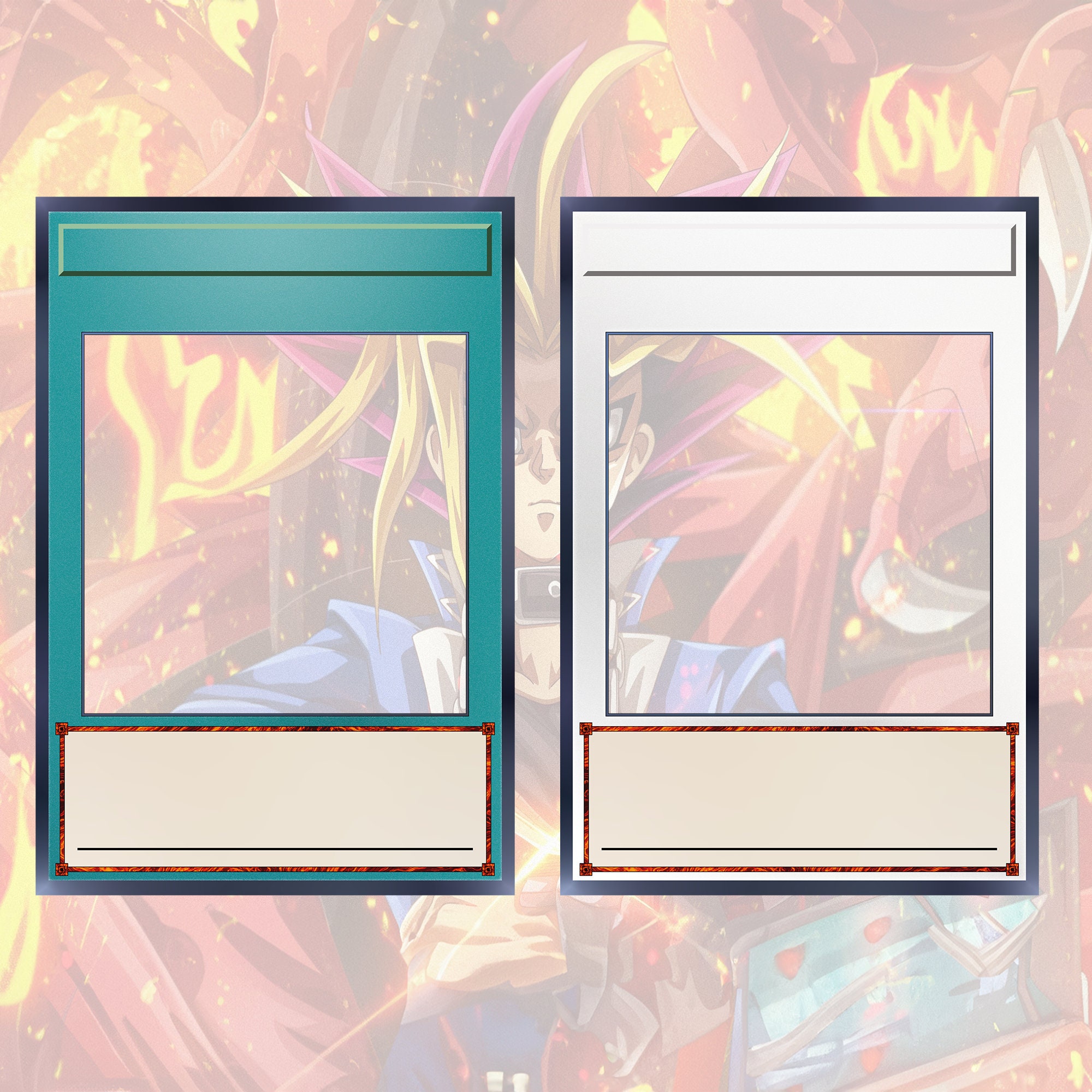 Custom Yugioh Card SVG and PNG Templates for Digital Download - Create ...