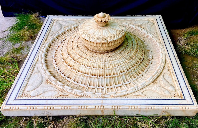 Luxury Carved Sprinkler Fountain, Garden Decor, Indoor Water Fountain ...