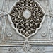 Square Carved Floral Jaali, Mughal Wall Art, Marble Wall Panel, Vintage ...