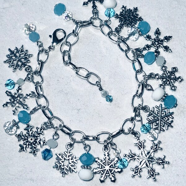 Snowflake Bracelet - Etsy