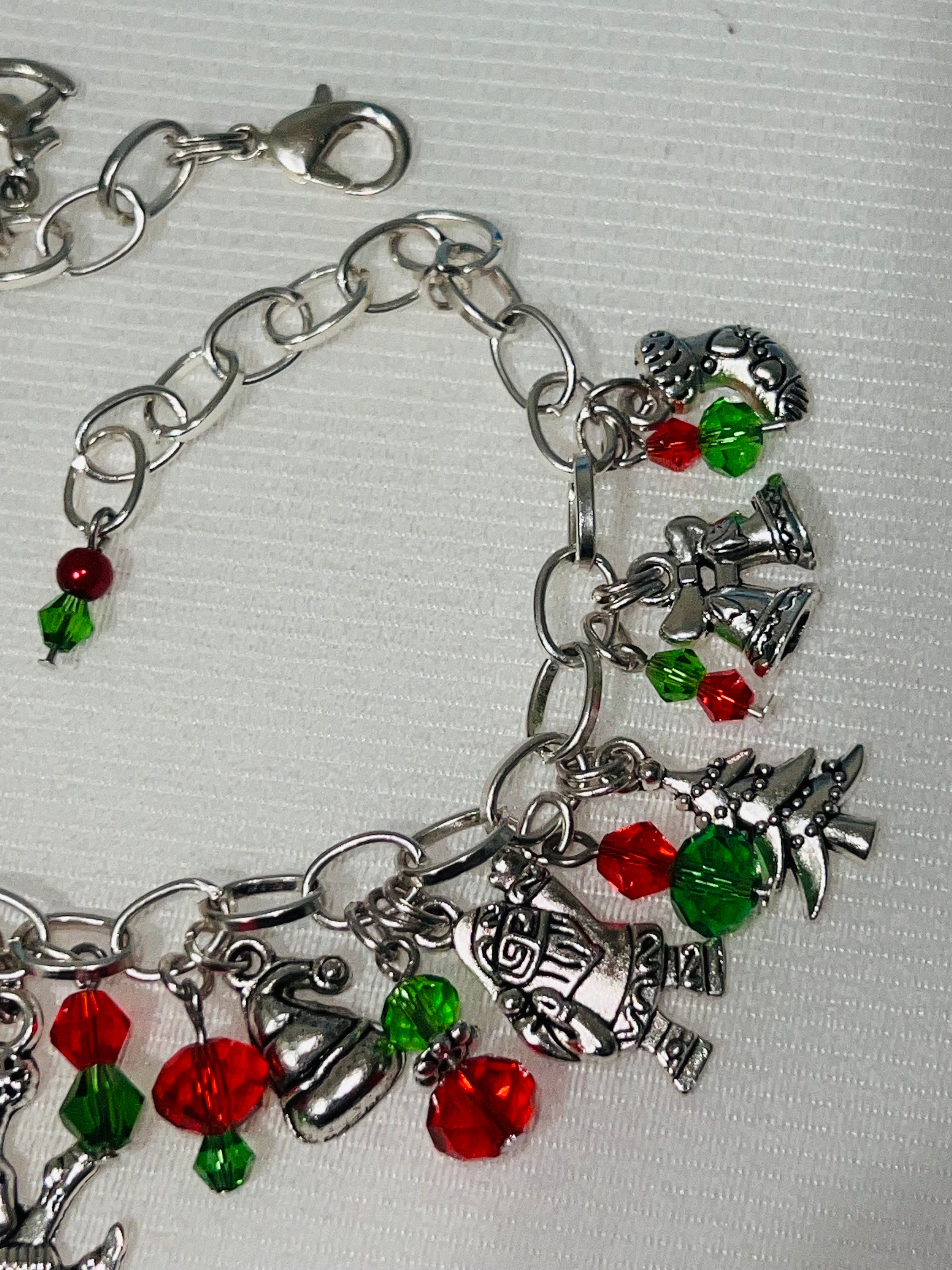 Christmas Charm Bracelet Christmas Jewelry Holiday Bracelet Christmas ...